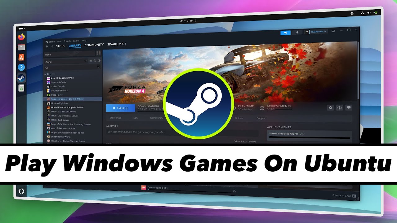 How To Install Steam on Ubuntu // Play Windows Games on Ubuntu Using Proton