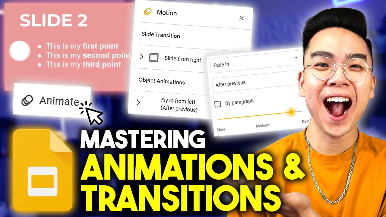 Master Google Slides ANIMATIONS & TRANSITIONS in 8 Minutes! *TUTORIAL*