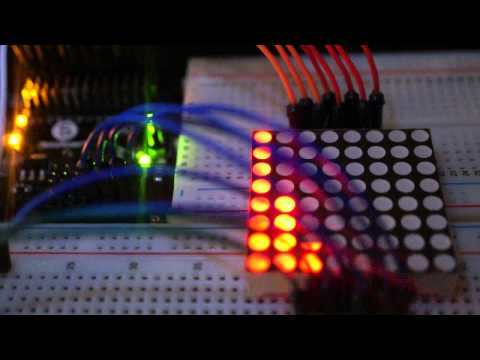 Simple music visualiser with Arduino
