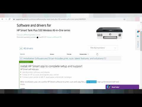 HP Smart Tank Plus 550 Driver Download Windows 11, Windows 10, Mac 12, Mac 11