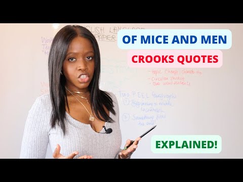 'Of Mice & Men': Crooks Character Quotes & Word-Level Analysis! | GCSE English Mock Exams Revision!