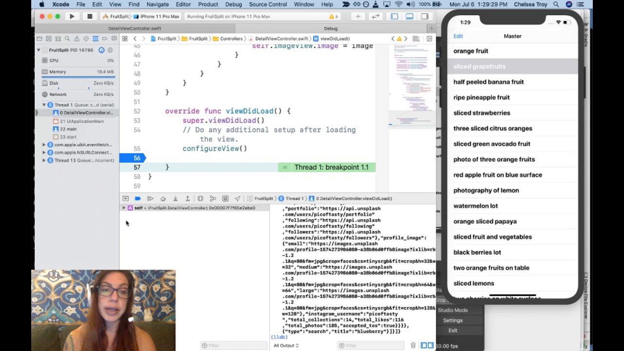 XCode Debugging 1: Setting Breakpoints & Investigating the Runtime Environment