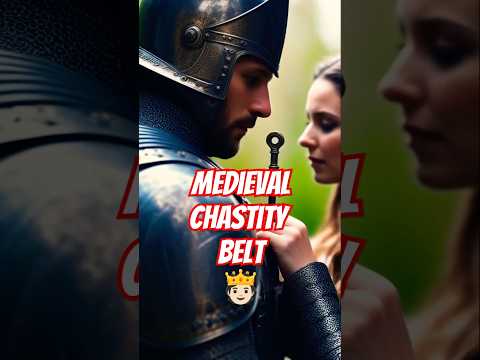 😱 The Chastity Belt MYTH! 😱 Did Knights REALLY Do That?! 🔒 #historyfacts #shorts