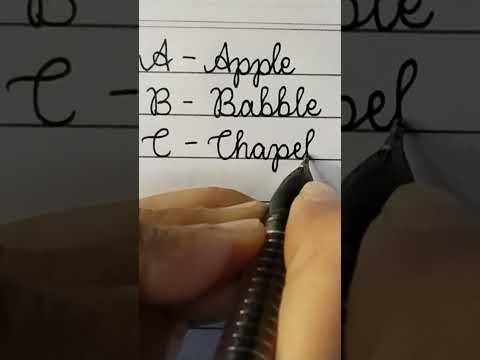 What rhymes with Apple? #shorts #handwriting