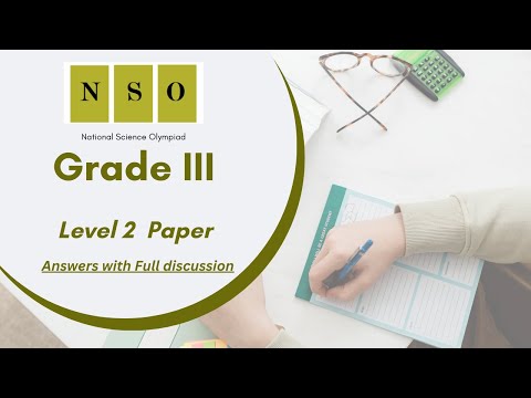 National Science Olympiad (NSO) Level 2- SOF previous year paper for Class 3