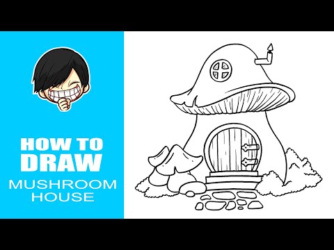 How to draw Mushroom House