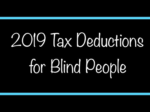 The Blind Election and How to Save Money on Your Taxes