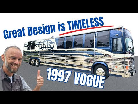 Luxury Motorcoach Design Done Right! 1997 Vogue Pevost XL by Mitchell