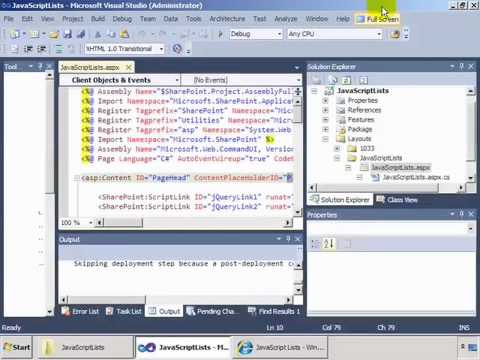 sharepoint 2010 client object model javascript example | Share your ...
