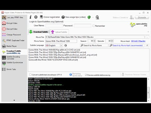 Subtitle Downloader for movies and TV episodes