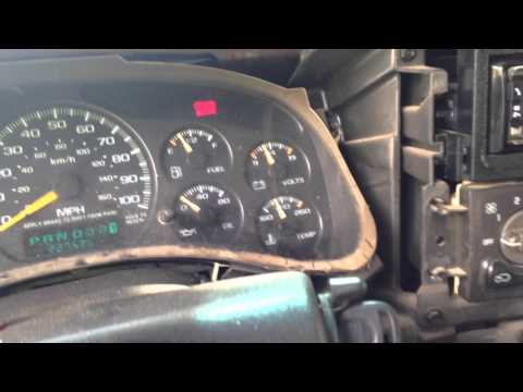 2000 GMC Z71 2500 Gauge Cluster Swap