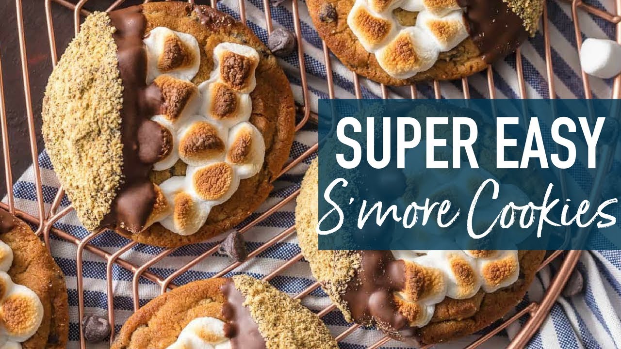 S'mores Cookies (EASY Cookie Recipe!