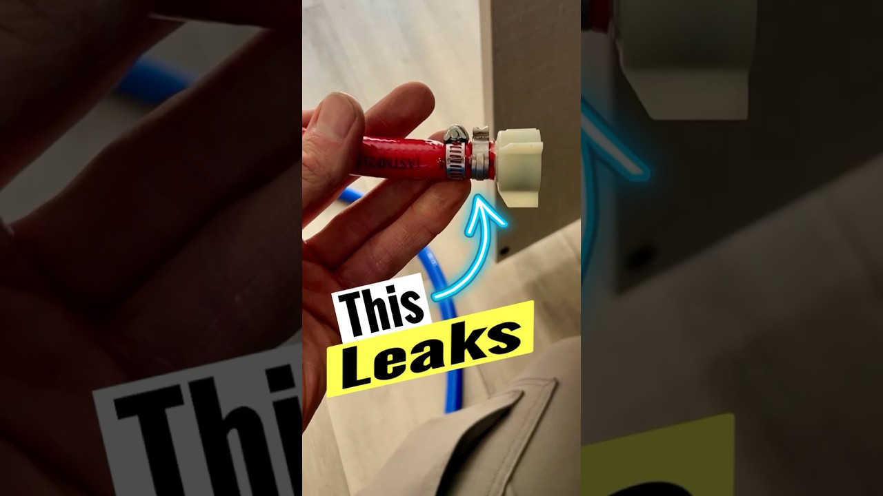 RV Water Lines Leak - Pex fittings