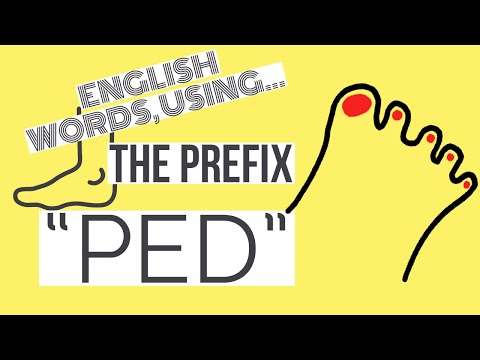The Latin and Greek Root "Ped" Part 2