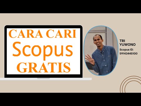 Cara Mencari Jurnal Scopus Gratis dan cepat publish