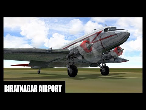 landing at Biratnagar Airport विराटनगर विमानस्थल in GeoFS flight simulator 2020