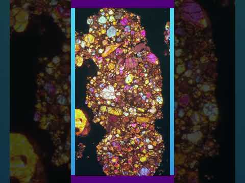 Inside Beauty of Meteorites! #shorts #short