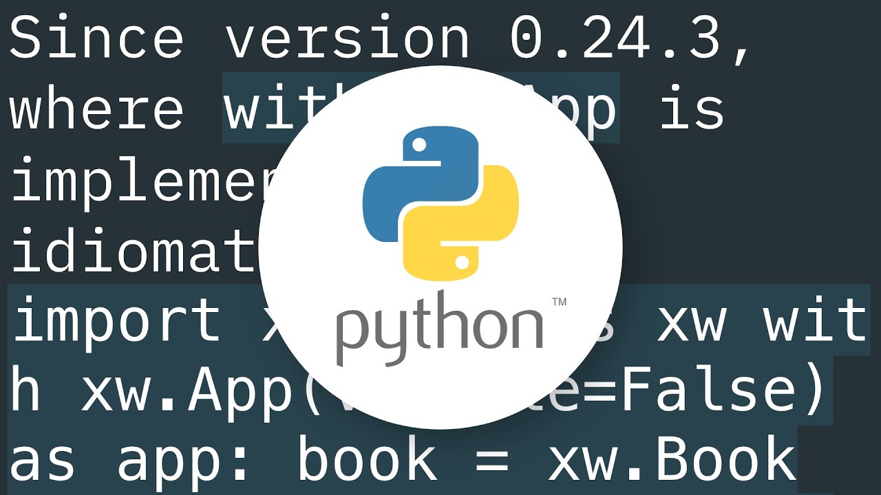 Open a Workbook with XLWINGS without making it visible