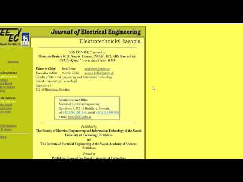 Master Journal List