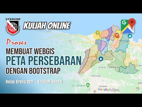 Mulai membuat webgis dengan bootstrap | Kuliah kelas malam terbaik