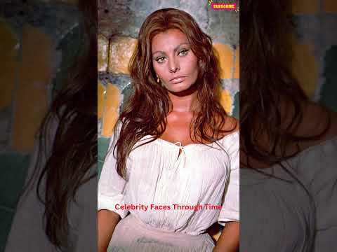 Sophia Loren Before and After Transformation Celebrity Actress #thenandnow #beauty #shorts #sophia
