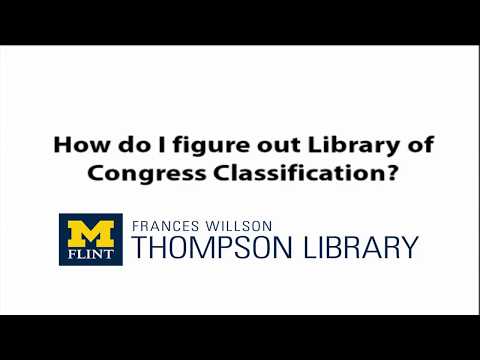 How to Read a Library of Congress Classification Call Number