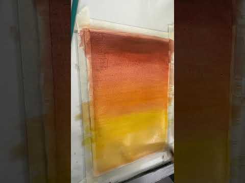 Pochoir Technique Demonstration