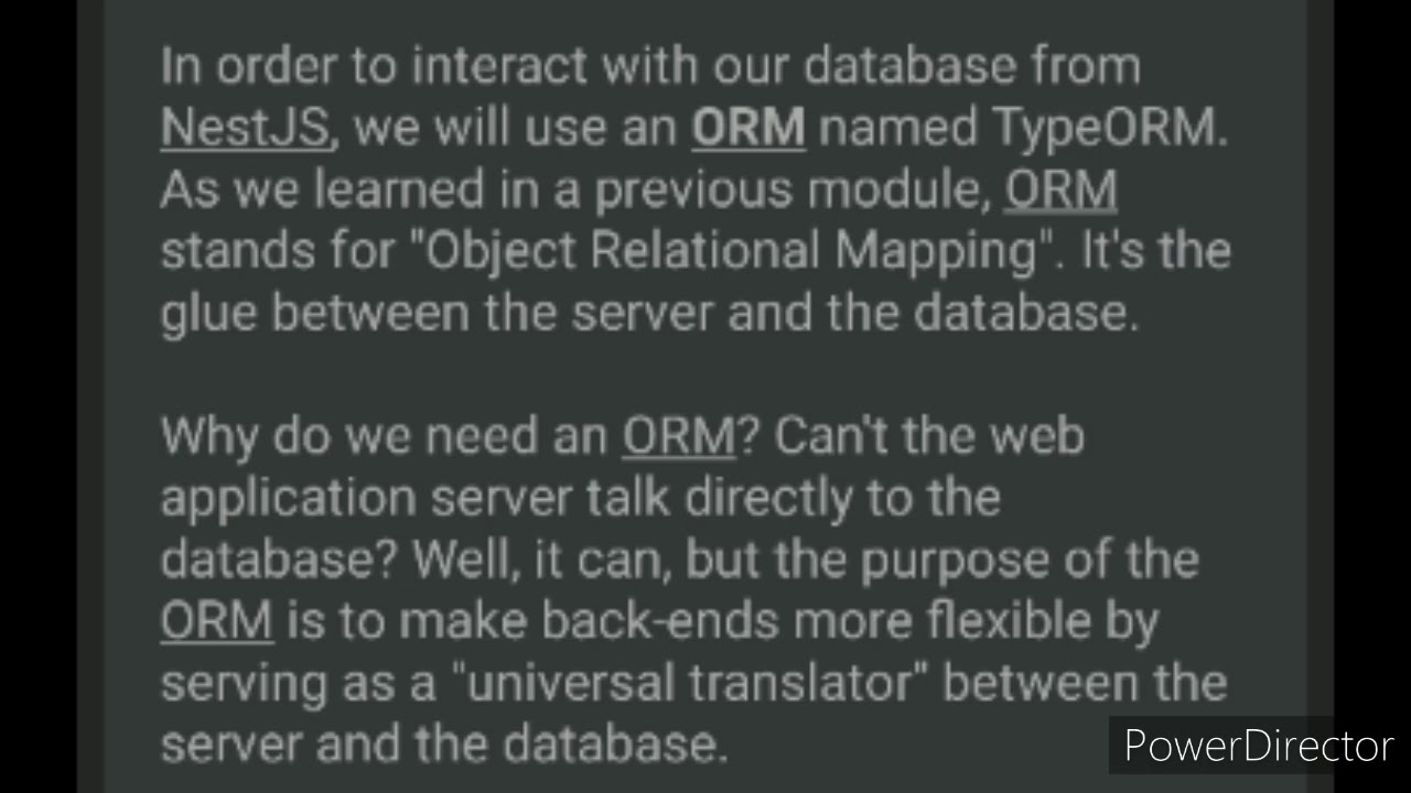 Angular Part 11 | TypeORM Basics