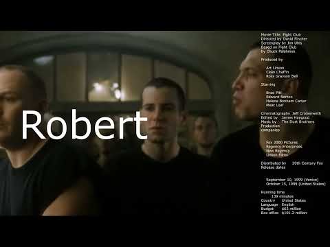 His name is Robert Paulson