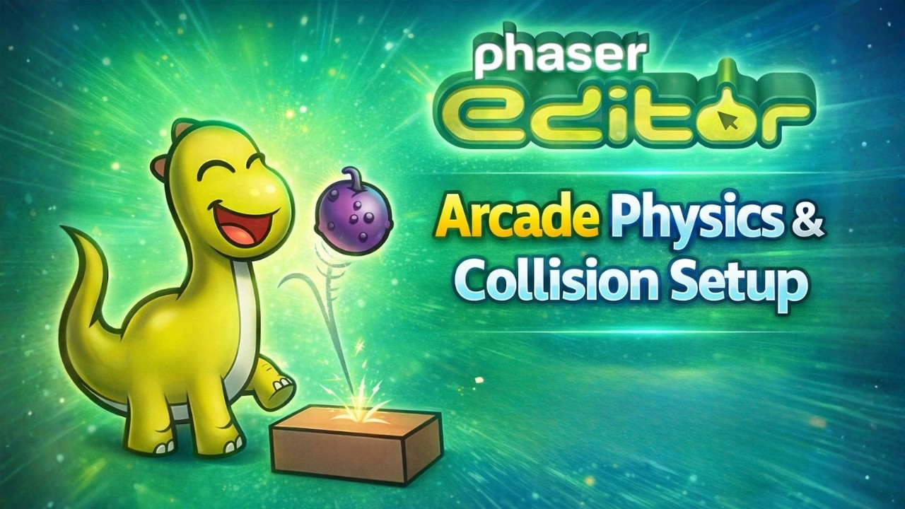 🏀 Arcade Physics in Phaser Editor v5 | Bodies, Colliders & Gravity 💥