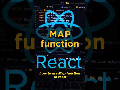How to use map function in react js , map function in java script #reactjstutorial