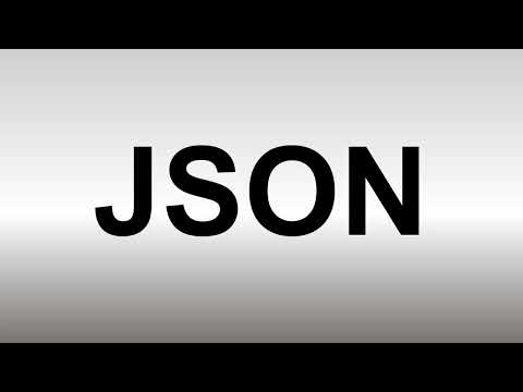 How to Pronounce JSON