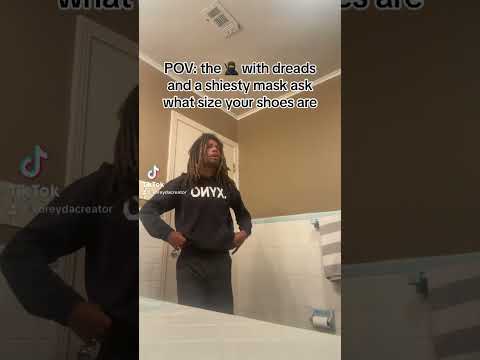 POV: The 🥷 With Dreads and a Shiesty Mask Ask What Size Your Shoes Are #shiestyseason #dreadlocks
