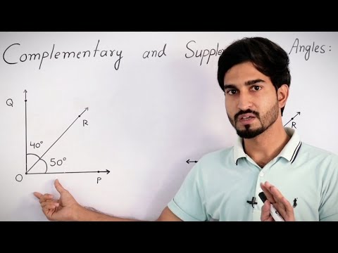 Basic Complementary and Supplementary Angles| Basic Geometry| Types of Angles| Urdu/Hindi| MathUse
