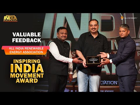 SIL University, Pune I Inspiring India Movement Awards I All India Renewable Energy Association