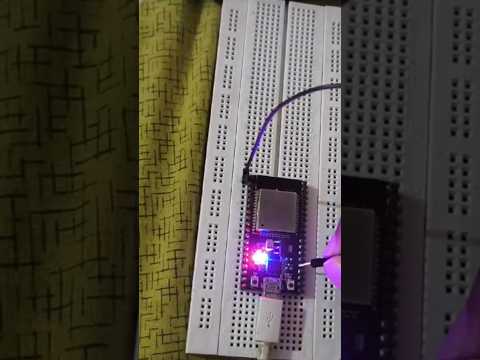 How to check ESP 32 is working or not #shortsfeed #shorts #esp32 #microcontroller #btech