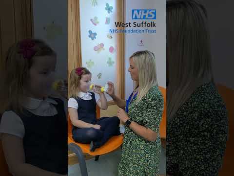 Our paediatric respiratory nurse specialist Liz explains good inhaler technique #AskAboutAsthma