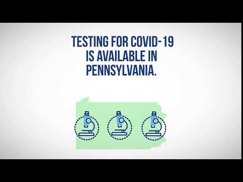 Testing for COVID-19 is available in Pennsylvania.