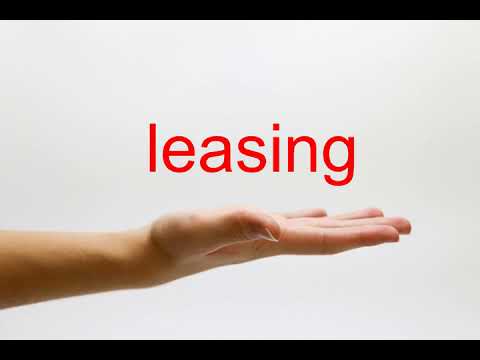 How to Pronounce leasing - American English