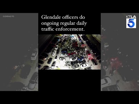 The Glendale Police Department arrested 3 people, and impounded multiple vehicles at large car meet-