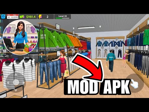 Clothing Shop - Simulator Game Add level Unlimited Money 🤑 Free Shopping Mod APK | Gameplay