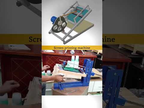 Manual screen Printing machine #mechanical #3ddesign #mechanism #engineering #cad #innovation