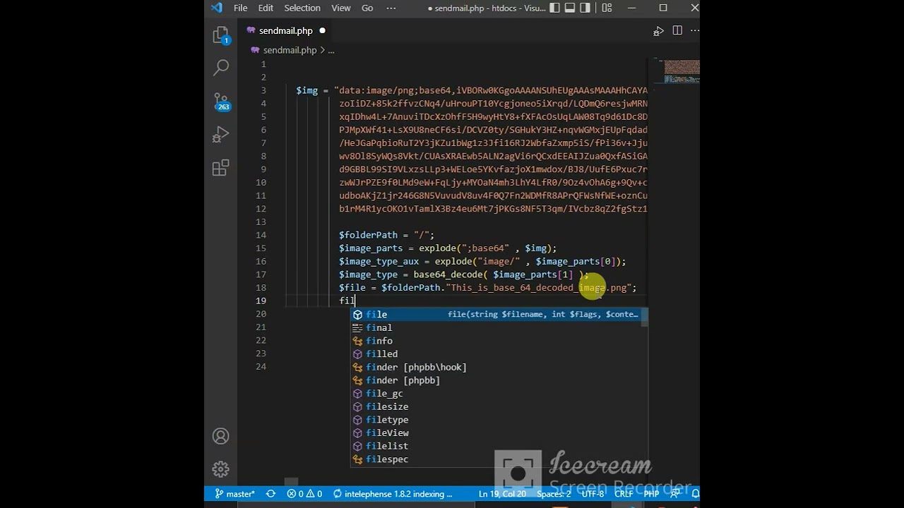 Php Convert Base64 string to Image and save to folder