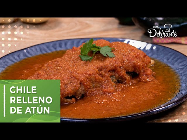 Receta fácil de chiles rellenos de atún, quedan súper deliciosos ...