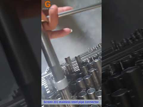 Screen 201 stainless steel pipe connector
