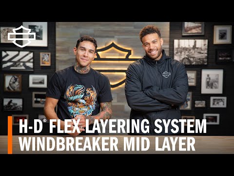 Harley-Davidson Men's H-D Flex Layering System Hooded Mid Layer Overview