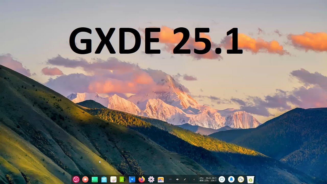 GXDE 25.1 | debian + deepin
