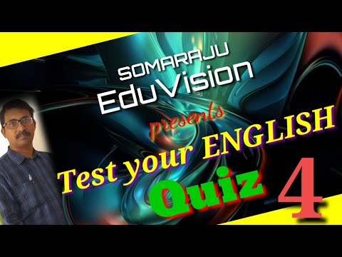 Test your ENGLISH Quiz - 4 | what is another word for