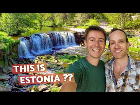 Estonia keeps surprising us | From waterfalls to the sea (Our day in nature)