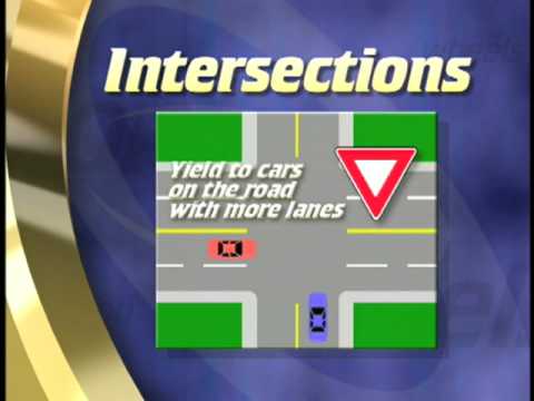 How to know who gets to go -- who has the right of way when driving